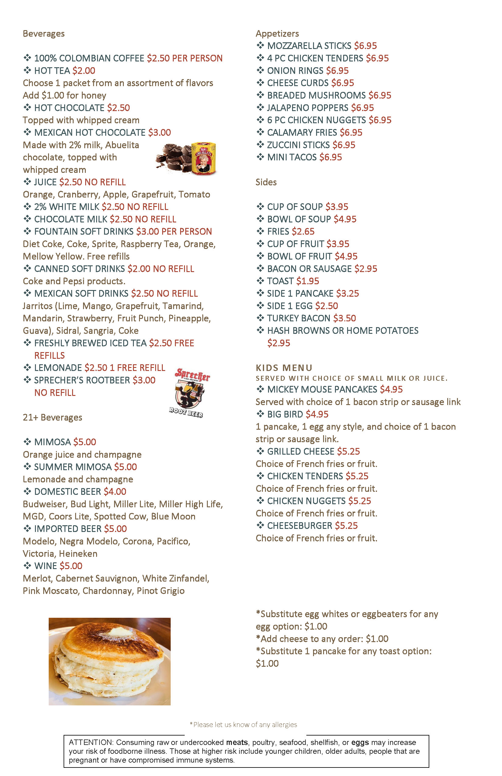 Olympic Family Restaurant Lake Geneva | Home of the Olympian Breakfast!